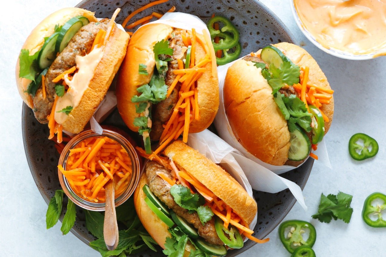 Bahn Mi Burgers Recipe | Vietnamese Flavoured Dinner – TRANSFORM by Fitaz